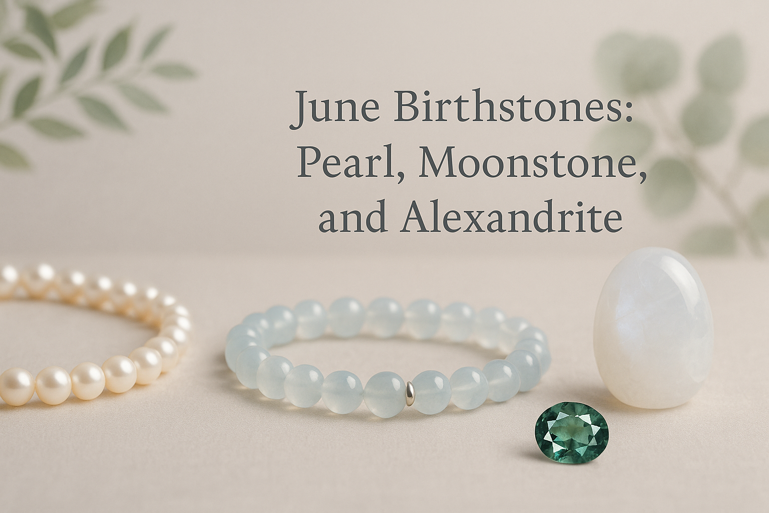 June Birthstones: Pearl, Moonstone, and Alexandrite Explained ...