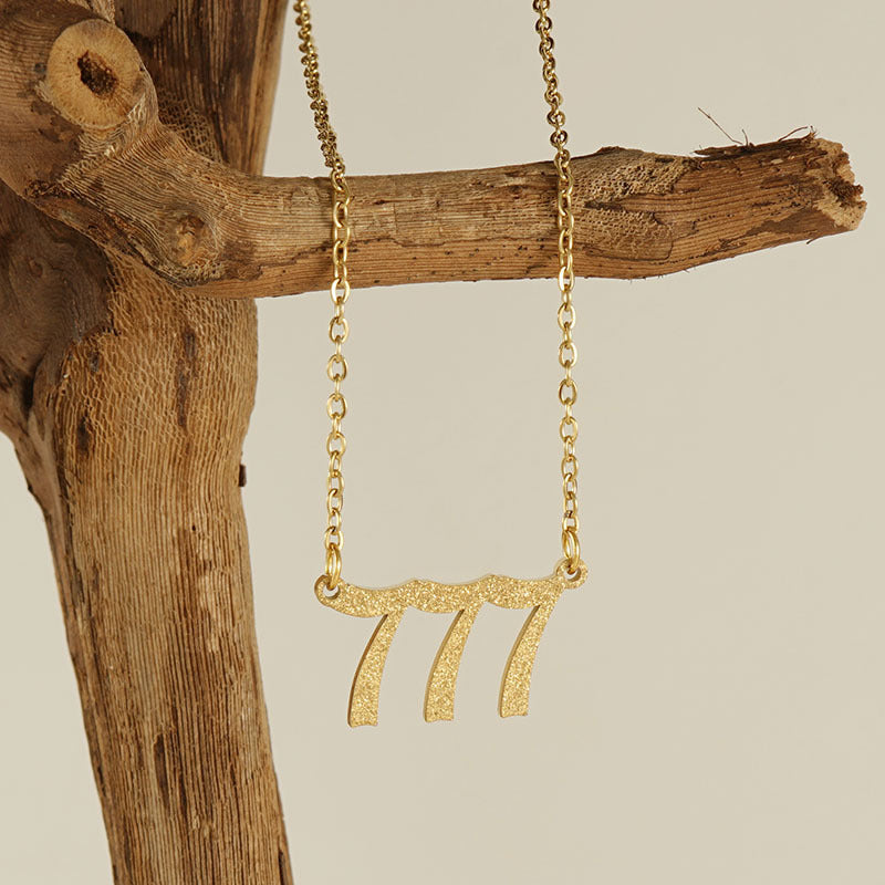 Why People Love Wearing 777 Angel Number Necklaces – Buddha3bodhi