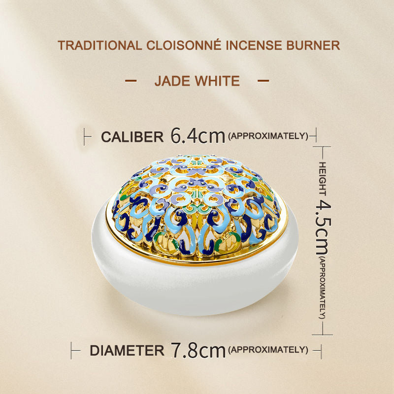 Elegant Glazed Enamel Incense Burner – Buddha3bodhi