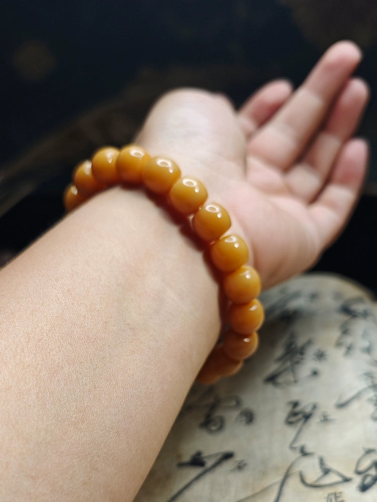 Buddha3bodhi Natural Bodhi Root Bracelets Beaded Bracelet for Peace