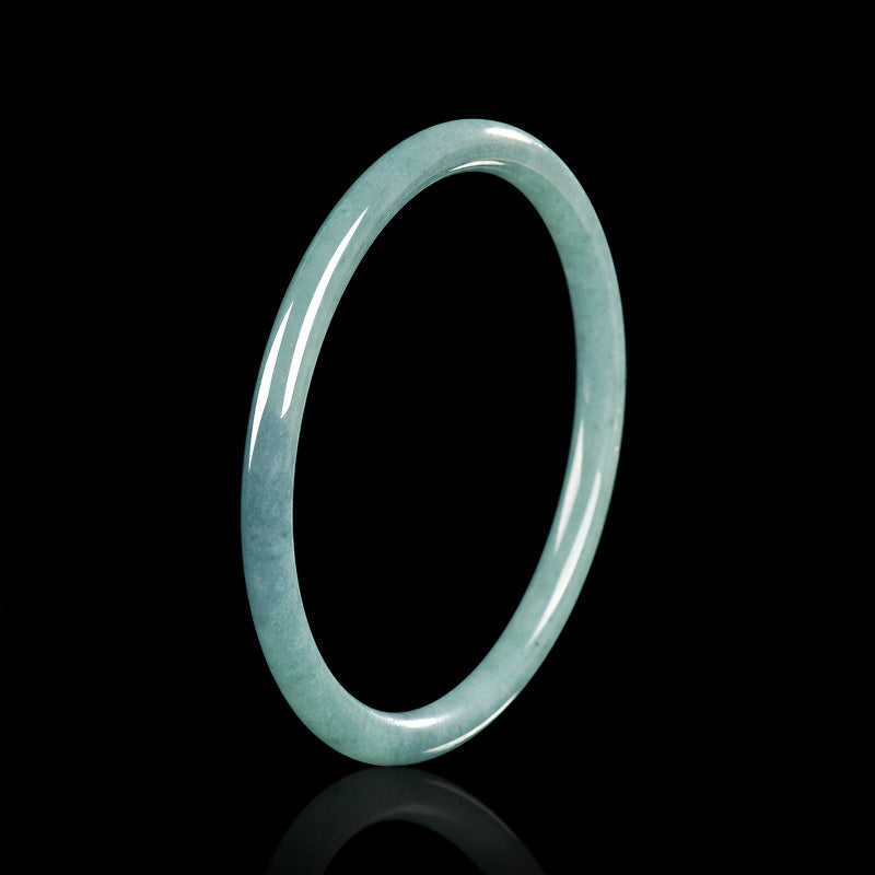 Natural Blue Water Jadeite Bangle for Women – A-Grade Jade, Elegant ...
